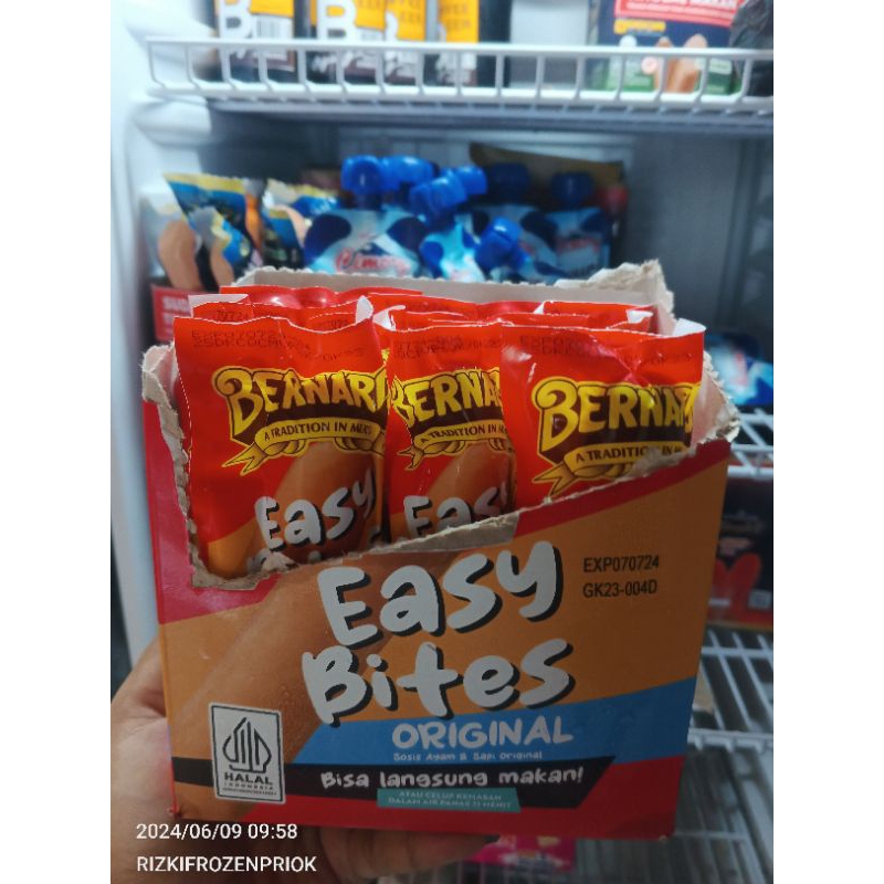 Jual Sosis Bernadi easy bites 1 box isi 12 | Shopee Indonesia