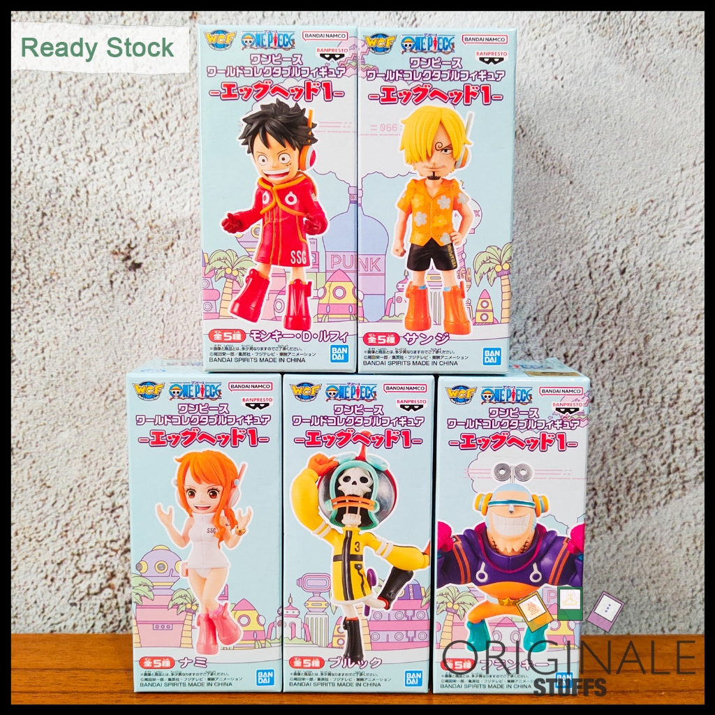 Jual WCF One Piece Egghead 1 Figure Original Japver (Luffy Sanji Nami ...