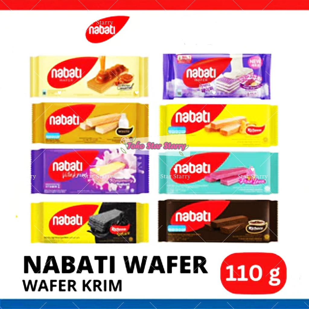 Jual [Per Pcs] Nabati Wafer aneka rasa eceran 122gr Snack Viral Halal ...
