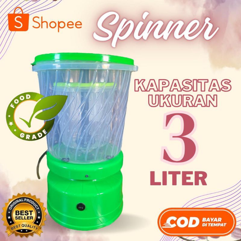 Jual PROMO MESIN SPINNER PENIRIS MINYAK 3 LITER MURAH BERKUALITAS HEMAT ...