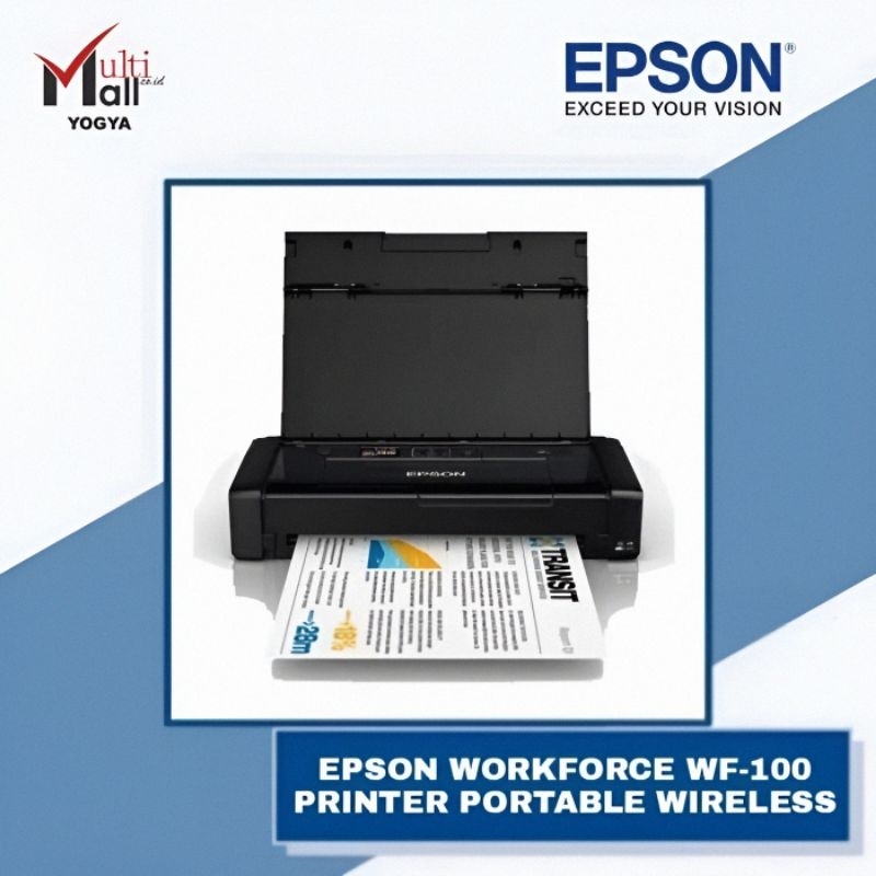 Jual Epson Printer WF-100 Portable Wireless Printer Portabel WF 100 ...