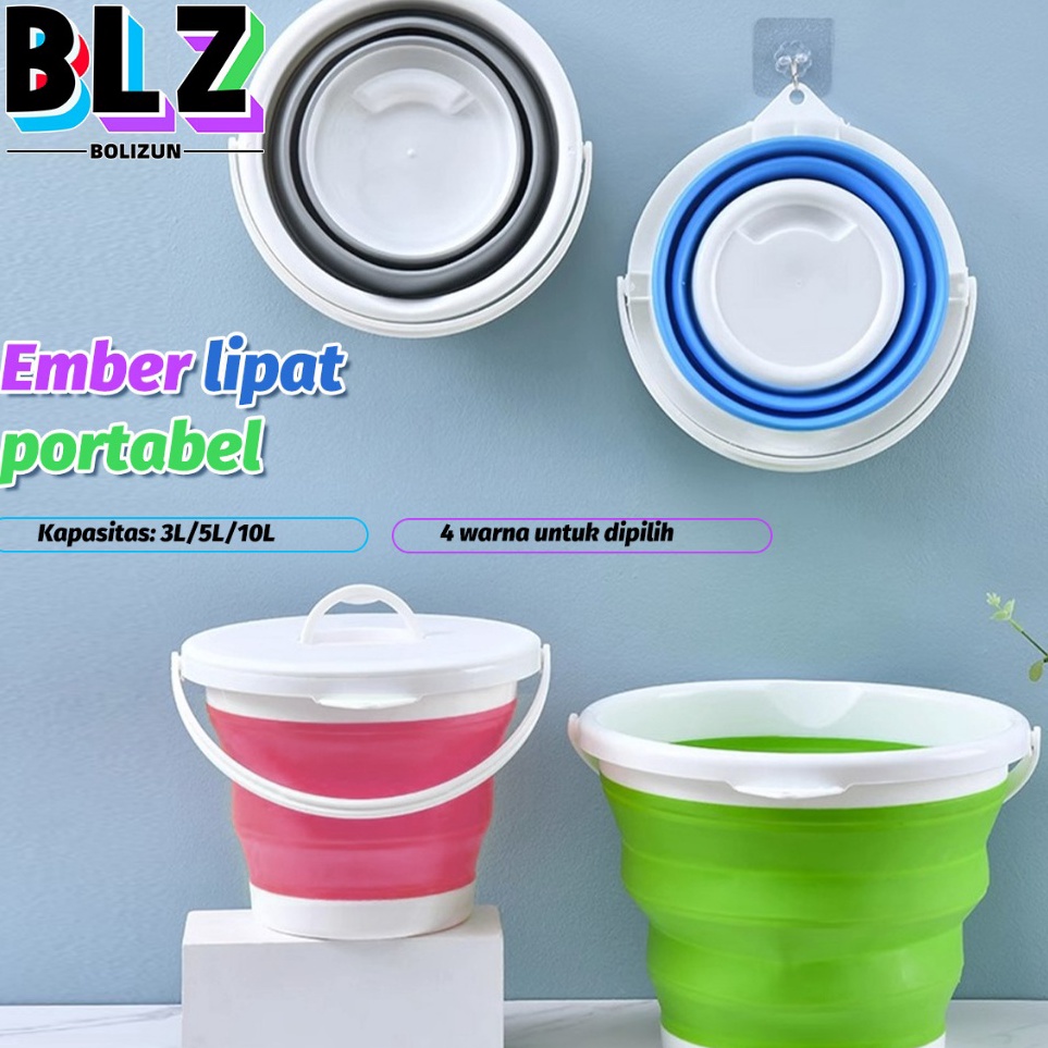 Jual BOLIZUN Ember Lipat Poble 3L 5L 1L Water Bucket Foldable ...