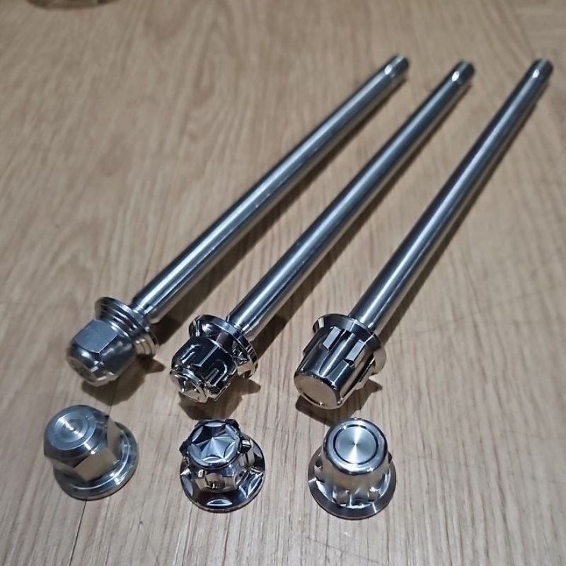 Jual as roda depan stainless mio lama sporty smile soul fino nouvo m3 ...