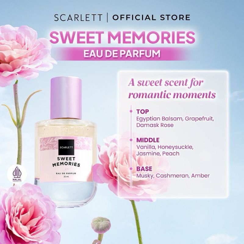 Jual SCARLETT Eau De Parfum 30ml | Shopee Indonesia