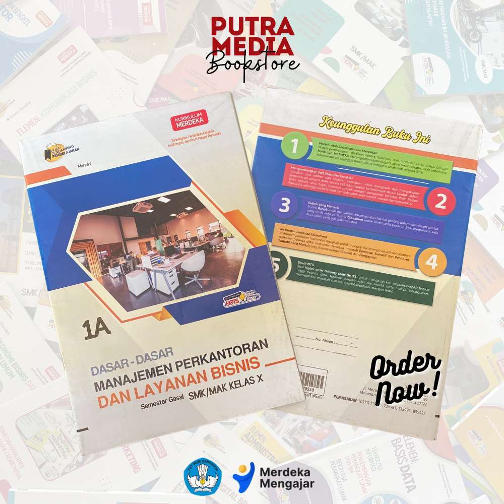 Jual BUKU KUMER 1A: Dasar-Dasar Manajemen Perkantoran dan Layanan Bisnis untuk SMK/MAK Kelas X ...