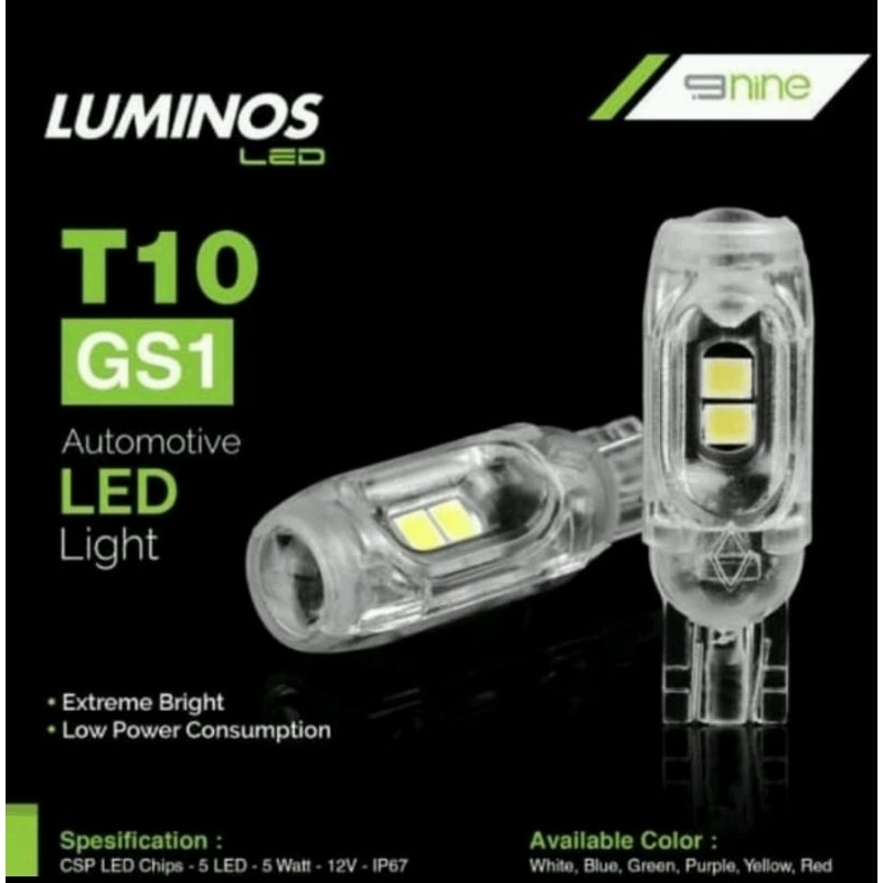 Jual LAMPU LUMINOS LED GS 1 T10 HARGA PER 1 PCS JENIS KEDIP SUPER ...
