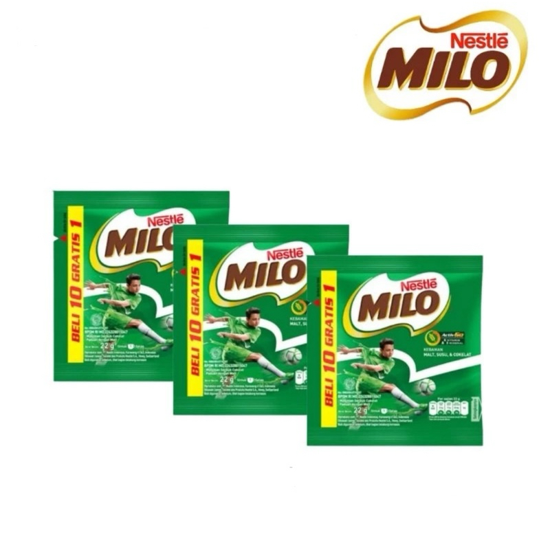 Jual MILO ActivGO Renceng isi 11 Sachet @22gr | Shopee Indonesia