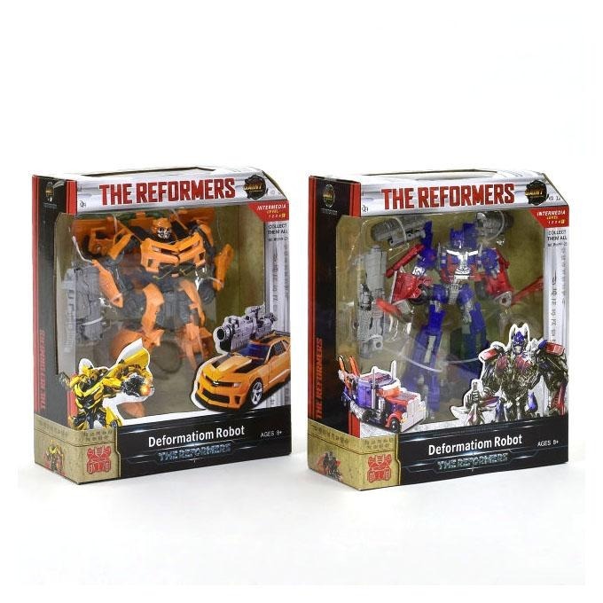 Jual MAINAN ANAK ROBOT TRANSFORMERS OPTIMUS PRIME BUMBLEBEE W669925 THE REFORMERS KP | Shopee ...