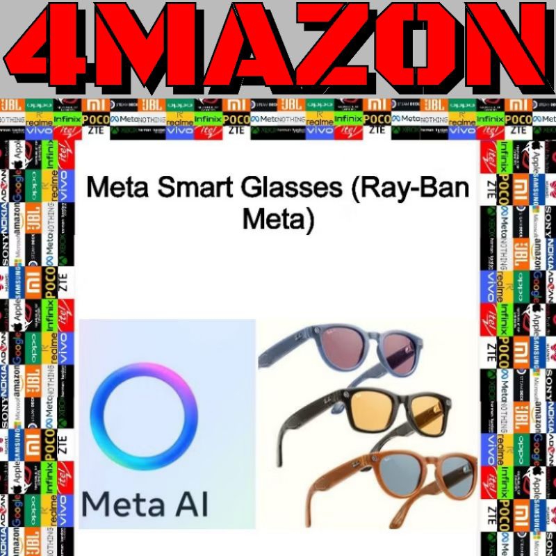 Jual {INTER™} Meta Smart Glasses [Snapdragon® AR1 Gen 1 Chipset] (Ray ...