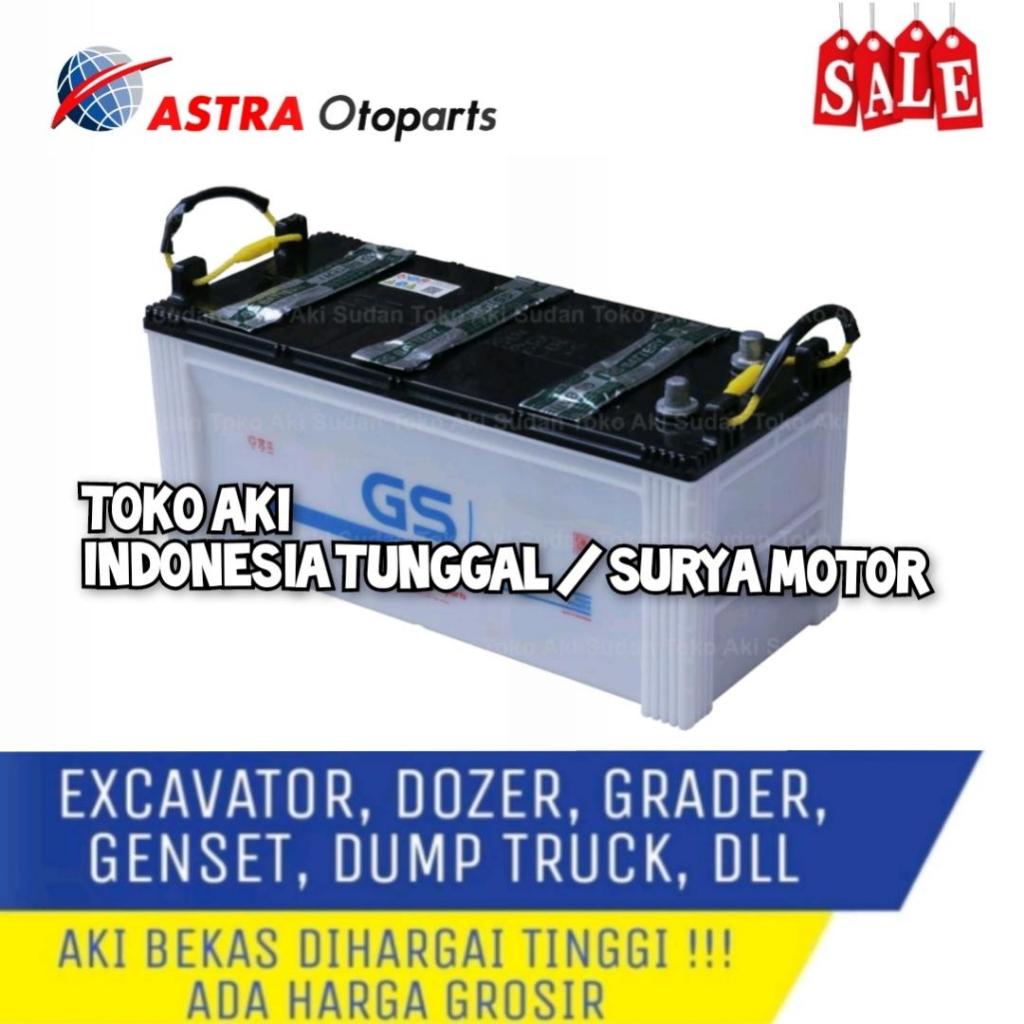Jual AKI GS N150 GENSET BUS TRACTOR KAPAL ALAT BERAT DUMP TRUCK | Shopee Indonesia