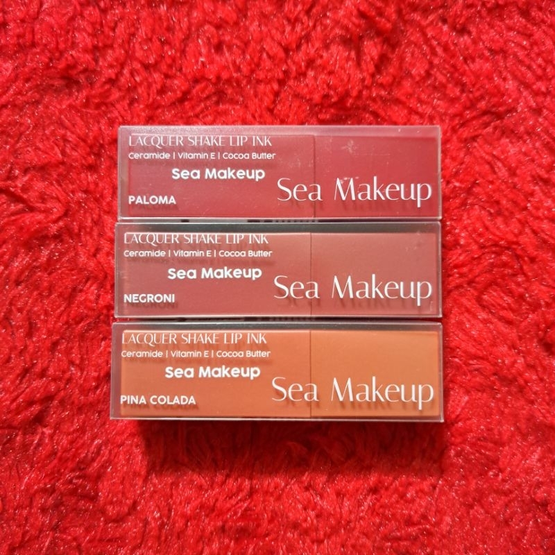 Jual Sea makeup lacquer shake lip ink longlasting lip ink | Shopee ...