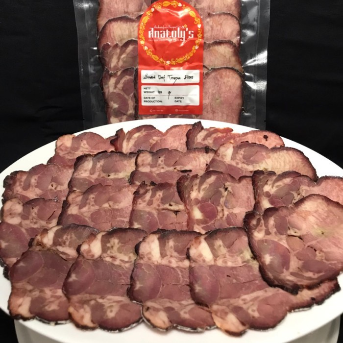 Jual Lidah Sapi Asap / Smoked Beef Tongue / Gyutan (Slices) 100gr ...