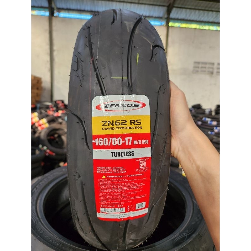 Jual Ban Zeneos 160/60-17 ZN62 RS Tubeless | Shopee Indonesia