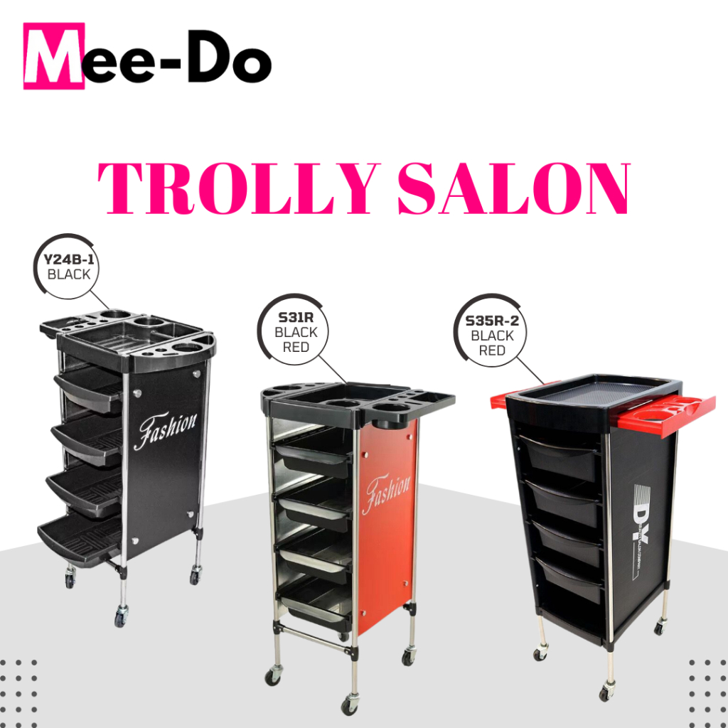Jual Rak Salon Facial Rak Troli Barbershop Trolly | Shopee Indonesia