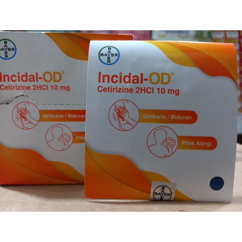 Jual Incidal Obat Alergi 1 Strip isi 4 Kapsul 10mg | Shopee Indonesia