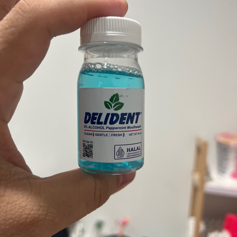Jual Obat Kumur Delident Botol Kecil | Shopee Indonesia