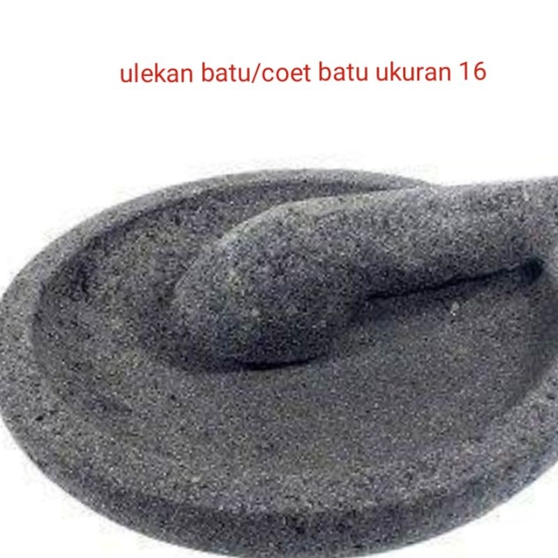 Jual ULEKAN BATU,COET BATU, Cobek BATU. | Shopee Indonesia