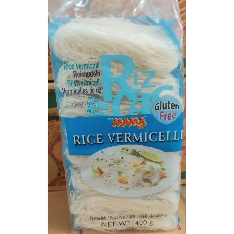 Jual [Halal] MAMA Bihun Gluten Free / Rice Vermicelli Bihun Asli Thailand 400 gr | Shopee Indonesia