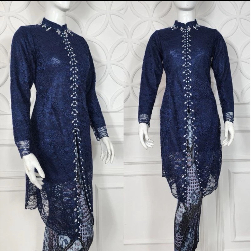 Jual REALPICT KEBAYA BROKAT LONG TUNIK JUMBO/KEBAYA BORKAT MODERN/KEBAYAPESTA/KEBAYA TUNIK ...