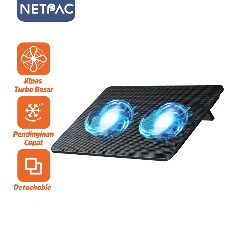 Jual KODE U8A NETPAC Notebook radiator base aircooled ultrathin mute ...