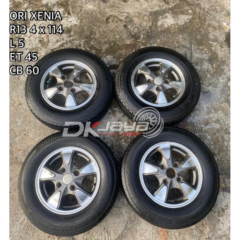 Jual velg ori xenia r13 4x114 (Harga untuk 4pcs velg only) tanpa ban ...