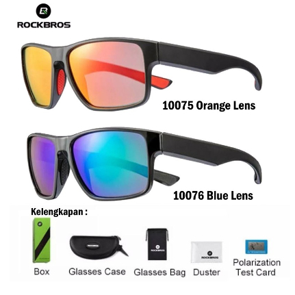 Jual Rockbros Kacamata Sepeda Polarized Cycling Sunglasses Polaris - Lensa Biru | Shopee Indonesia