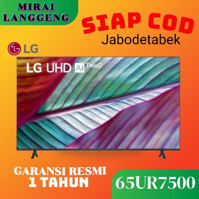 Jual LG 65UR7500/65UR7500PSC 4K SMART TV 65 inch 2023 series | Shopee ...