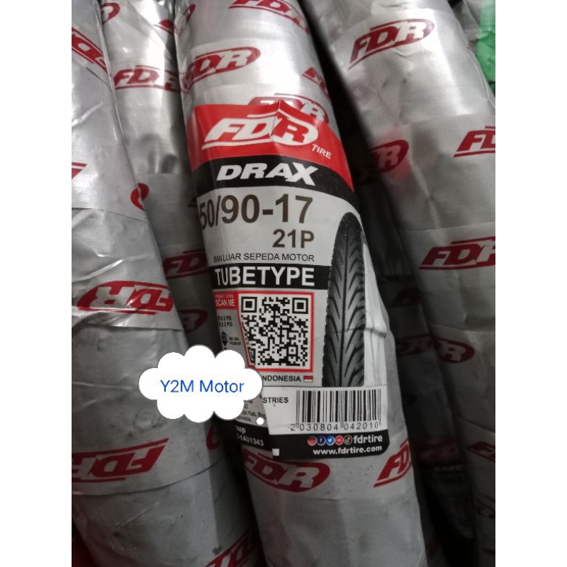 Jual Ban Biasa Tube type Drax 50/90-17 for Motor Drax, Supra x 125 ...