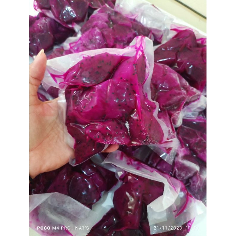 Jual Buah naga frozen beku 500grm | Shopee Indonesia
