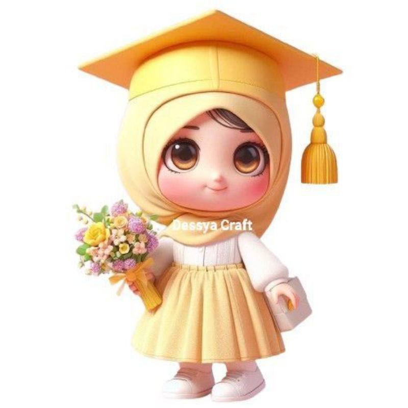Jual Topper Wisuda Anak Tk Gemoy | Topper Buket | Pelengkap Buket | Topper wisuda TK Lucu ...