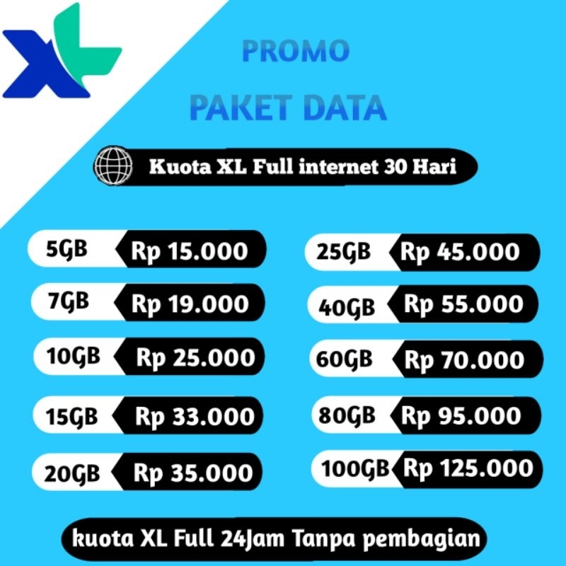 Jual KUOTA XL & AXIS PROMO AKRAB RESMI OFFICIAL | Shopee Indonesia