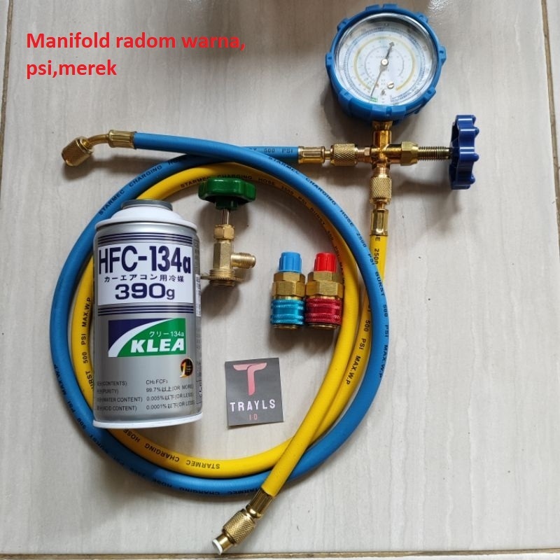 Jual Paket lengkap Alat Isi ulang / tambah Ac Mobil R134a / 134a kran ...
