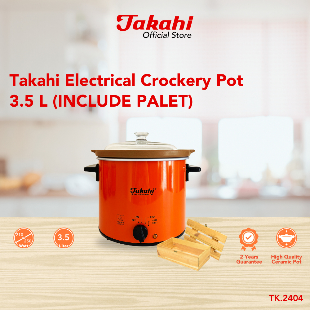 Jual Takahi Premium Electric Crockery Pot 3,5 Litre (INCLUDE PALET ...