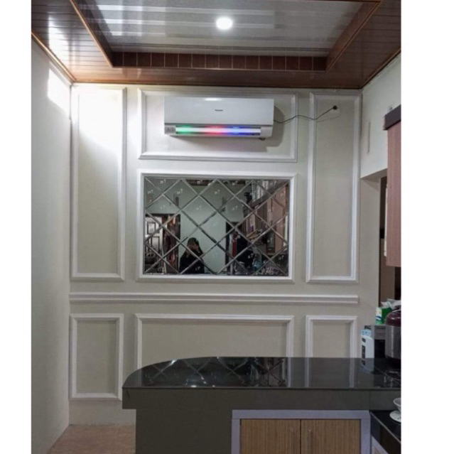 Jual Custom 120x80 Tebal 3mili Bevel 1cm FREE PACKING KAYU DAN DOUBLE ...