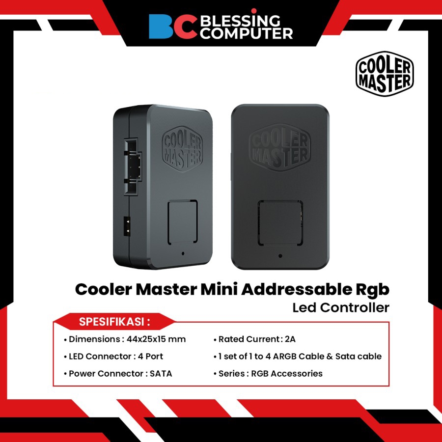 Jual Controller Cooler Master Mini Addressable Rgb Led Controller ...