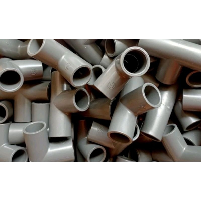 Jual Sambungan Pipa T 3/4 inch PVC Paralon Tanpa Merk Bukan Rucika ...