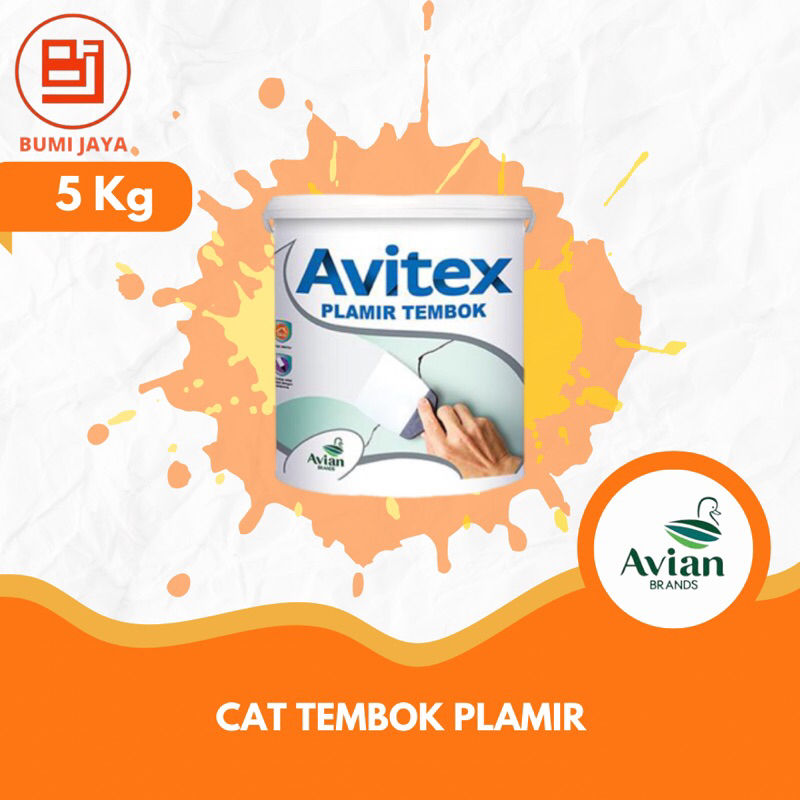 Jual Cat Tembok Plamir Avitex Avian 5kg | Shopee Indonesia