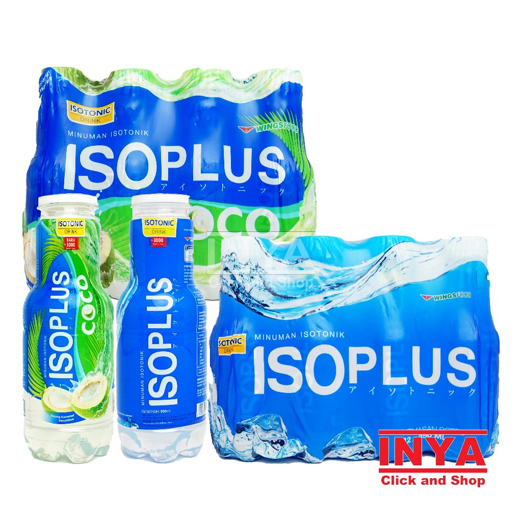 Jual ISO Plus Coco Original 12x350ml - Minuman Isotonik - isotonic ...