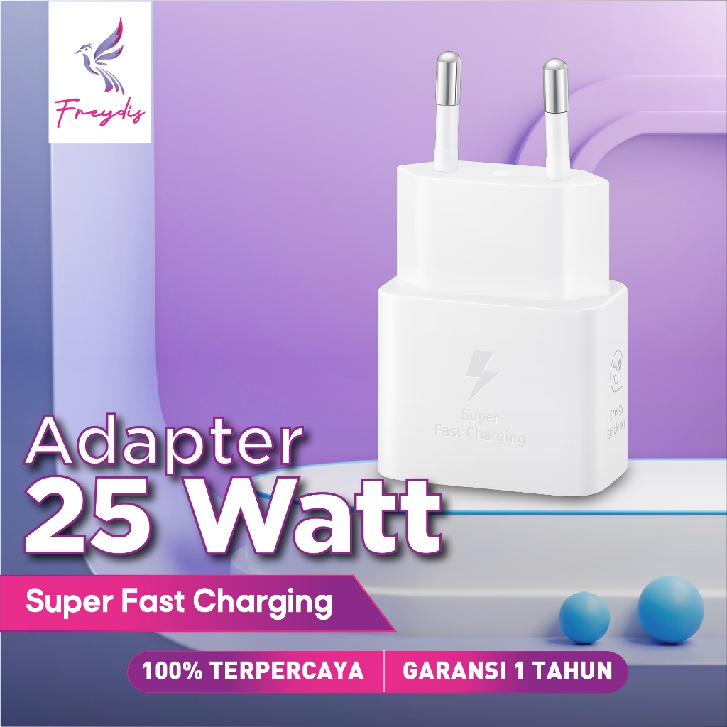 Jual Charger Samsung Travel Adapter Fast Charging 25W USB Carger Type C ...