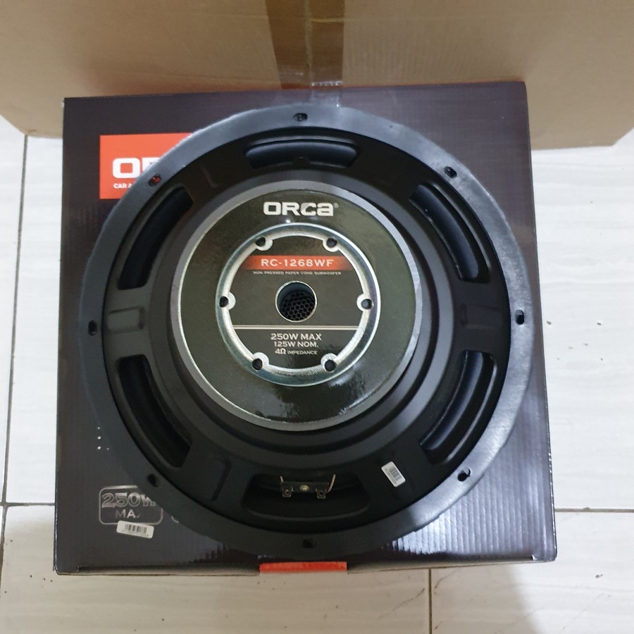 Jual Subwoofer ORCA RC 1268 WF 12" Inch Subwoofer 12 inch Orca | Shopee ...