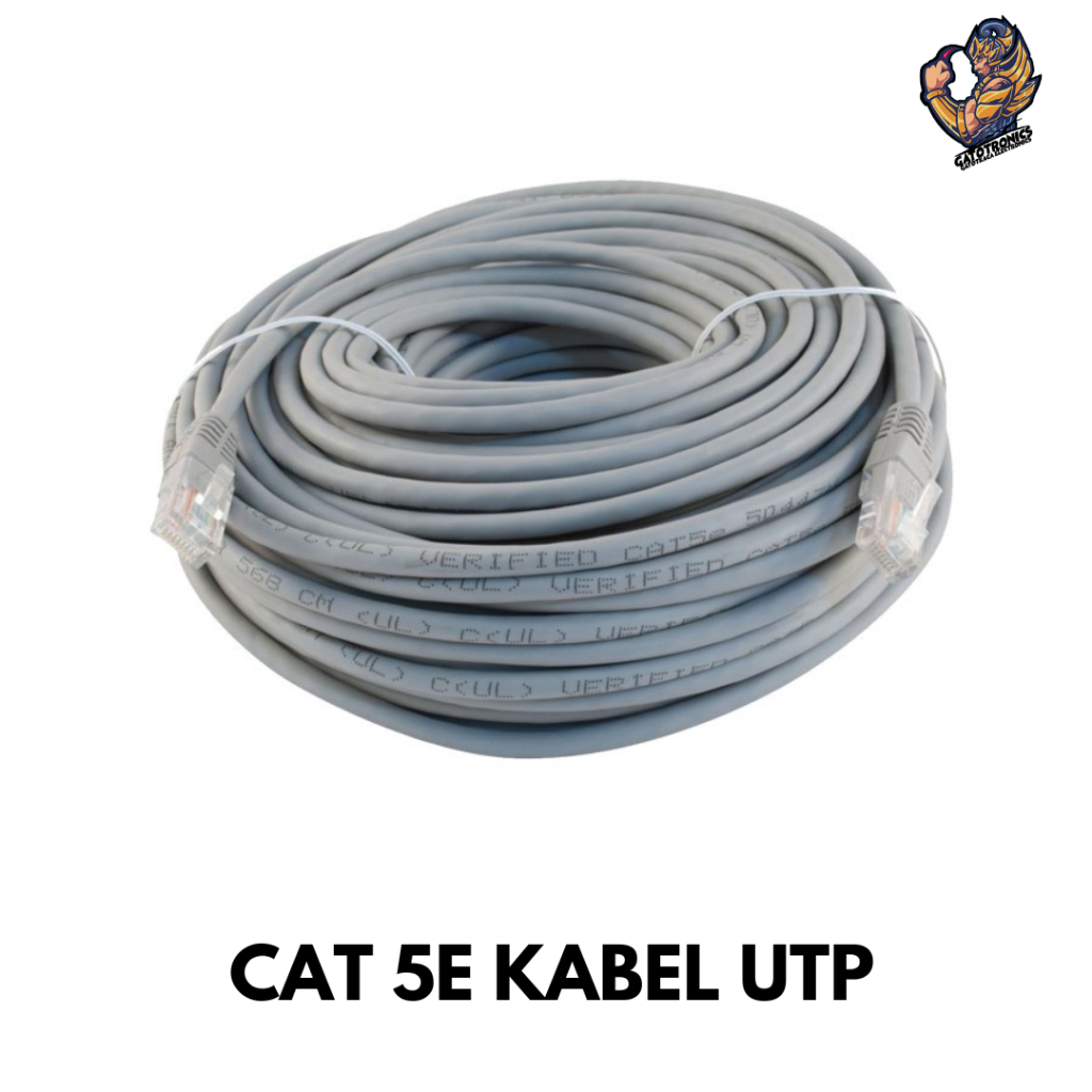 Jual Kabel UTP Lan MAGNUM Cat 5E ecer Grey cat 5 c5 RJ45 meteran ...