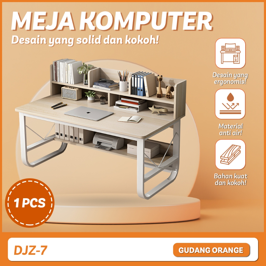 Jual GEI - Meja Komputer Aesthetic Terdapat Laci Bawah dengan Berbagai ...