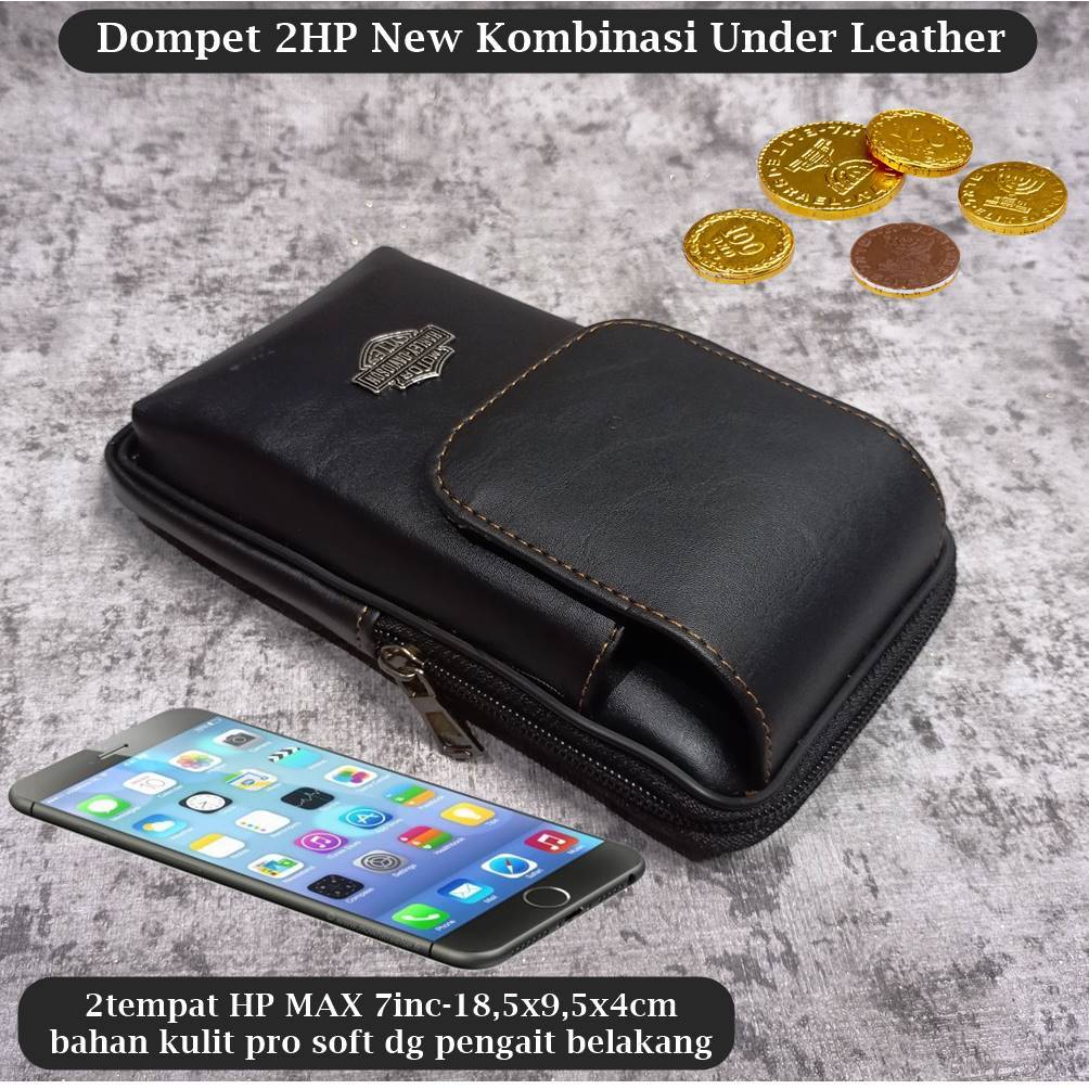 Jual Dompet Pria Hp Combi Flip Emboss Kulit Jumbo Max 7 WS Coffee Eag ...