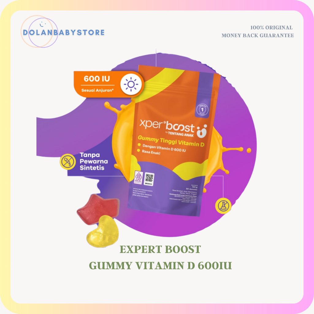 Jual Expert Boost | Gummy Vitamin D 600 IU Anak dan Dewasa | Boost ...