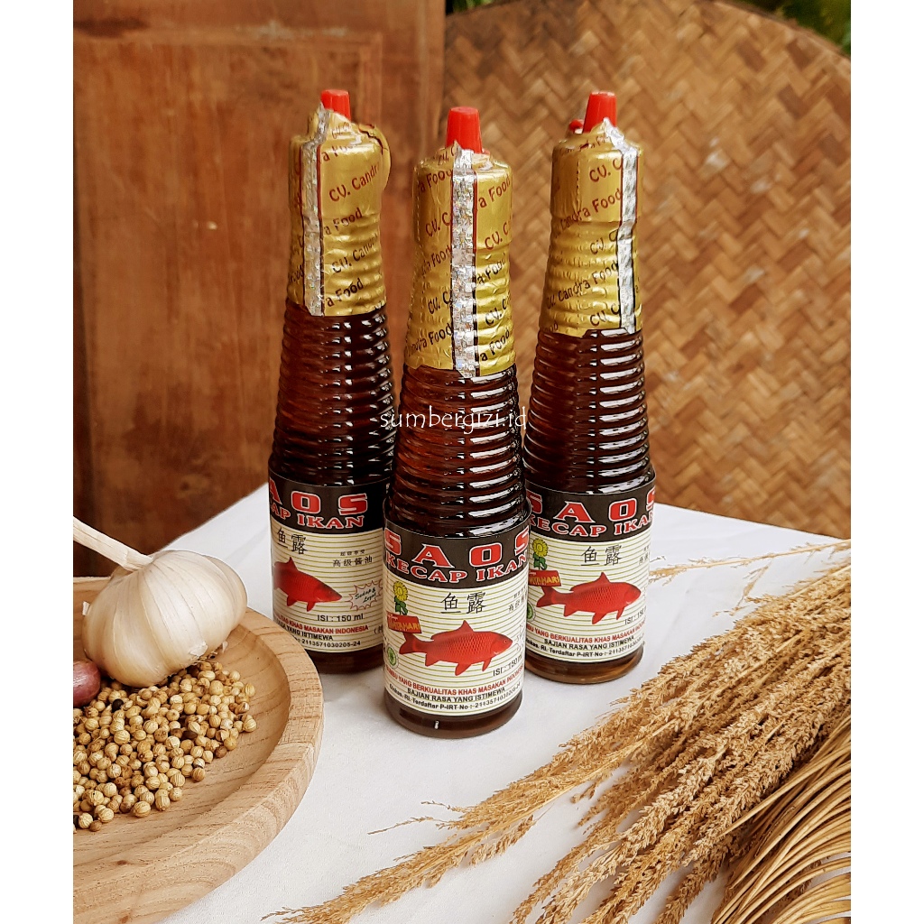 Jual SS028 Kecap Ikan Cap Bunga Matahari 150ml x 6pcs (1 slop) | Shopee ...