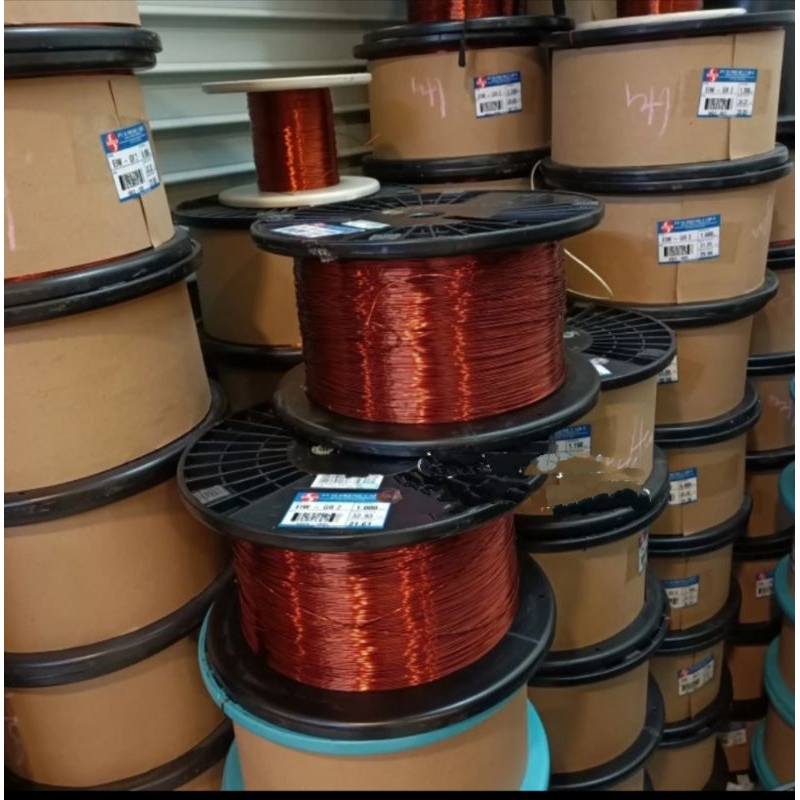 Jual Kawat tembaga email 0,55mm 1kg wire cooper -tembaga gulung dinamo ...