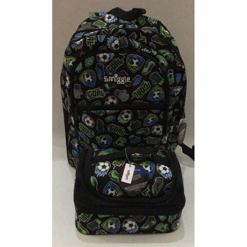 Jual Smiggle Bundle Backpack and Lunchbag Double Decker Original ...