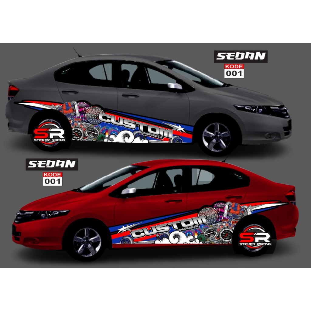 Jual DECAL STICKER BODY SAMPING MOBIL SEDAN LIMITED EDITION | Shopee ...