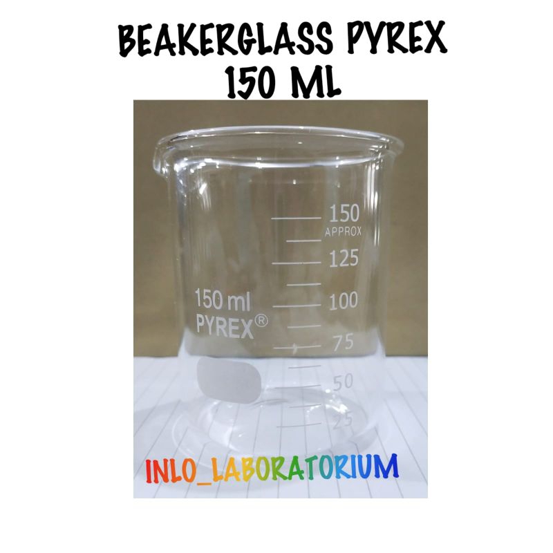 Jual Beaker Glass PYREX & IWAKI 150 ml/Beakerglass/Beaker/Beker/Gelas ...