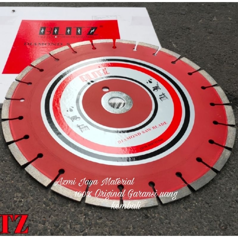 Jual Diamond Saw Blade Blitz 400mm Mata Pisau Potong Beton Aspal ...